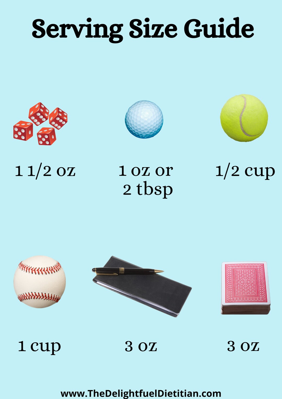 Serving Size Guide - Etsy