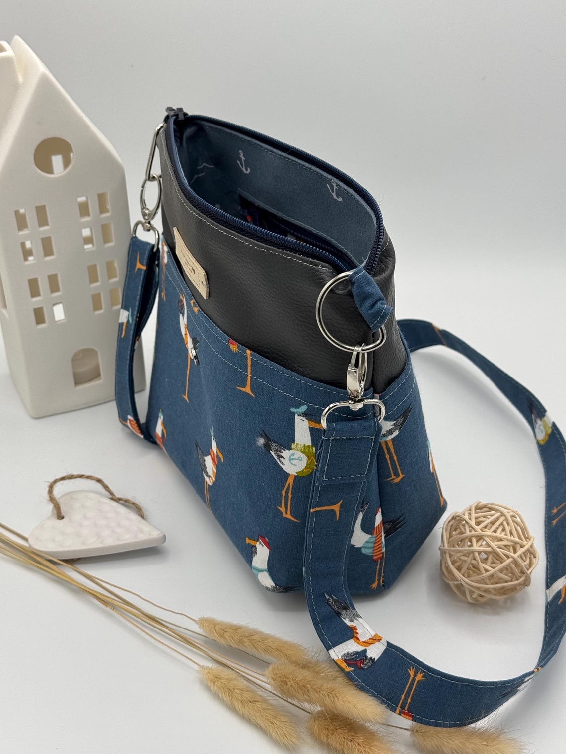 Bag Ladies Seagull Maritime Blue - Etsy