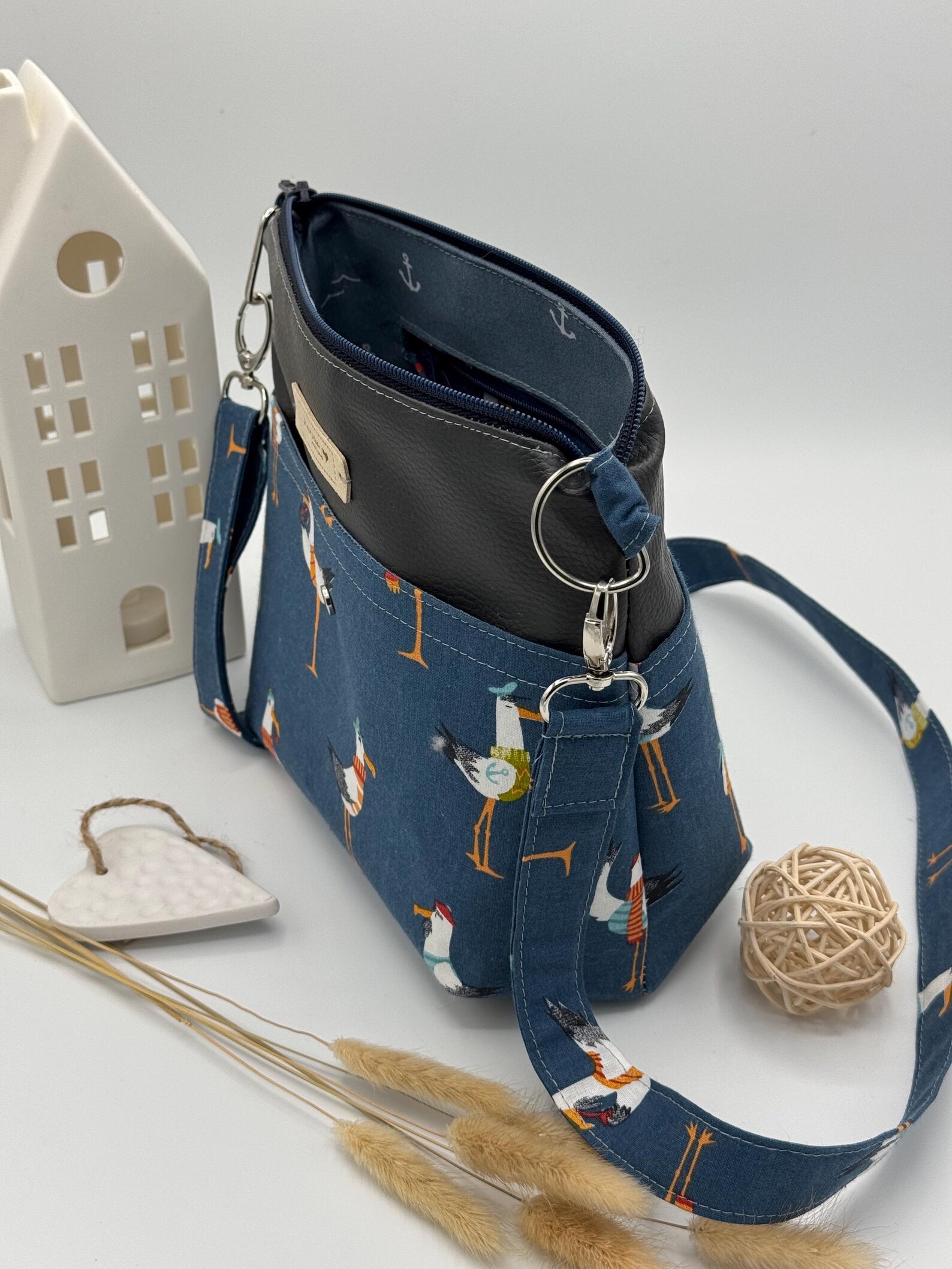 Bag Ladies Seagull Maritime Blue - Etsy