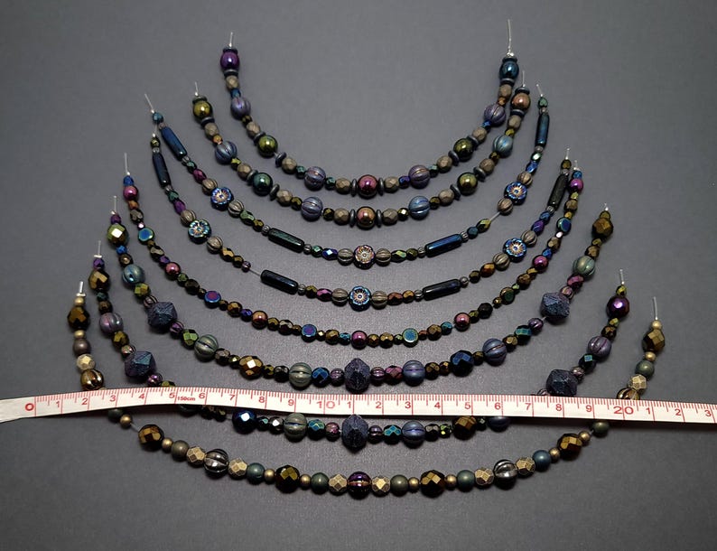 Metallic Iris Mix Czech Glass Beads Strands - Assorted Curated Czech ...