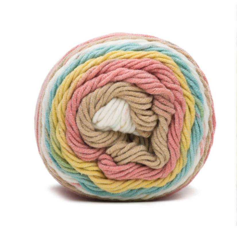 Caron Cotton Cakes Yarn, Color Boho Floral, 211 Yards, Caron Cakes ...