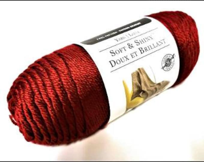 Soft and Shiny Yarn, Color- Poison Apple, 311 Yards, Loops and Threads ...