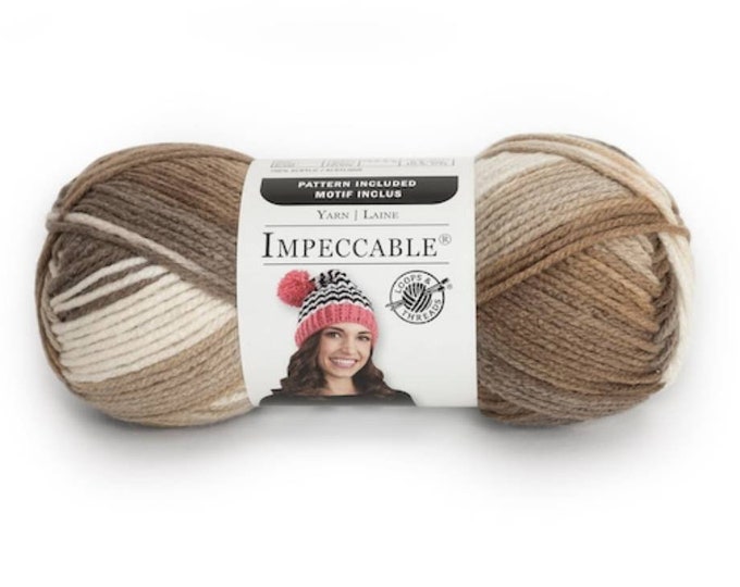 Impeccable Yarn, Color- Toasted Almond, 187 Yards, Loops and Threads ...