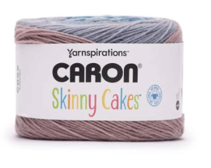 Caron Skinny Cakes Yarn, Color - Frosted Blue, 795 Yards ...