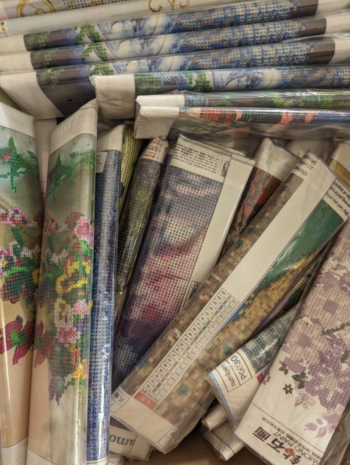 Mystery 4 Pack Bundle 4 Paintings per Bundle 5D Diamond - Etsy