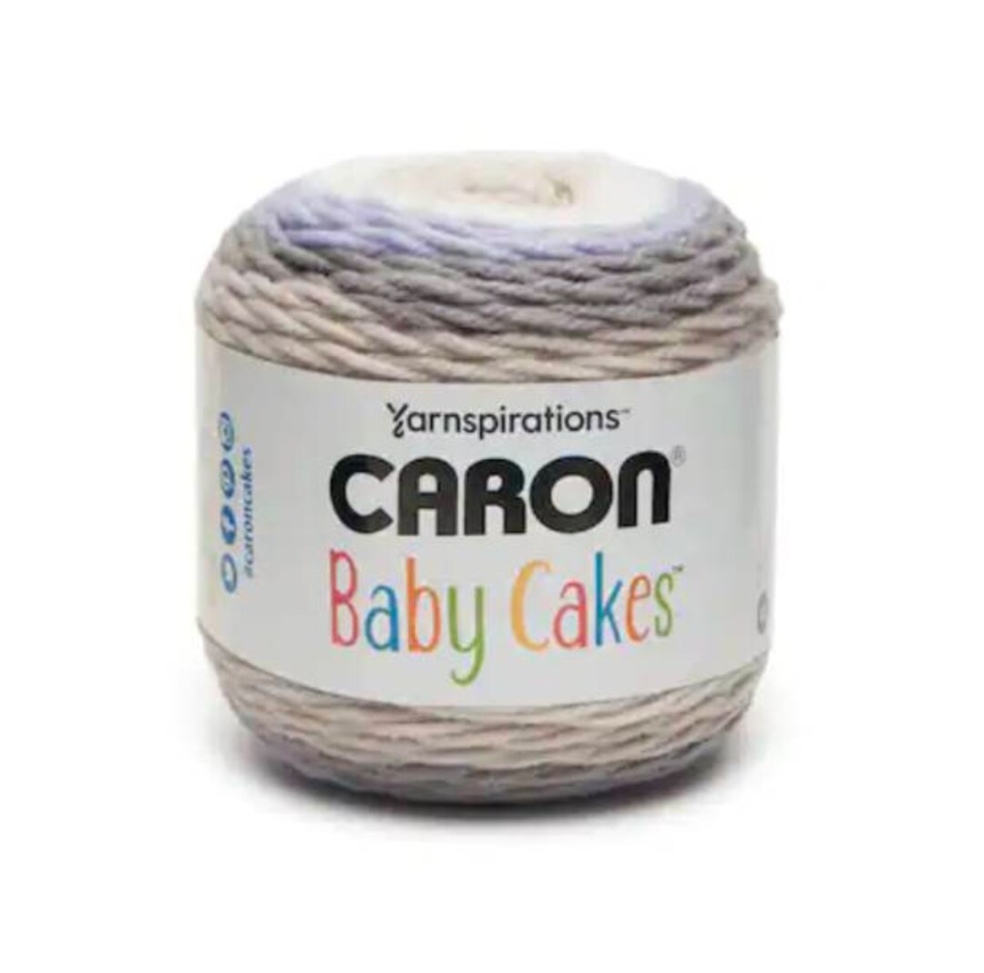 Caron Baby Cakes Yarn, Color Dreamy Violet, 231 Yards, Caron Cakes ...