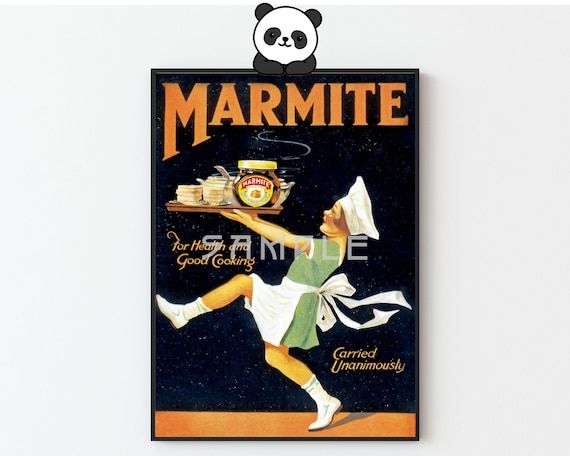 Marmite Poster Vintage Advertisement Home Décor Print Retro | Etsy