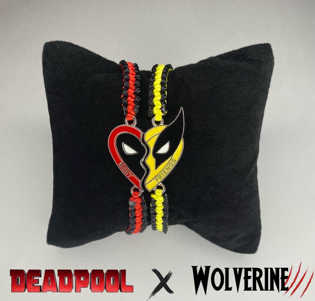 Deadpool X Wolverine Bracelets - Etsy