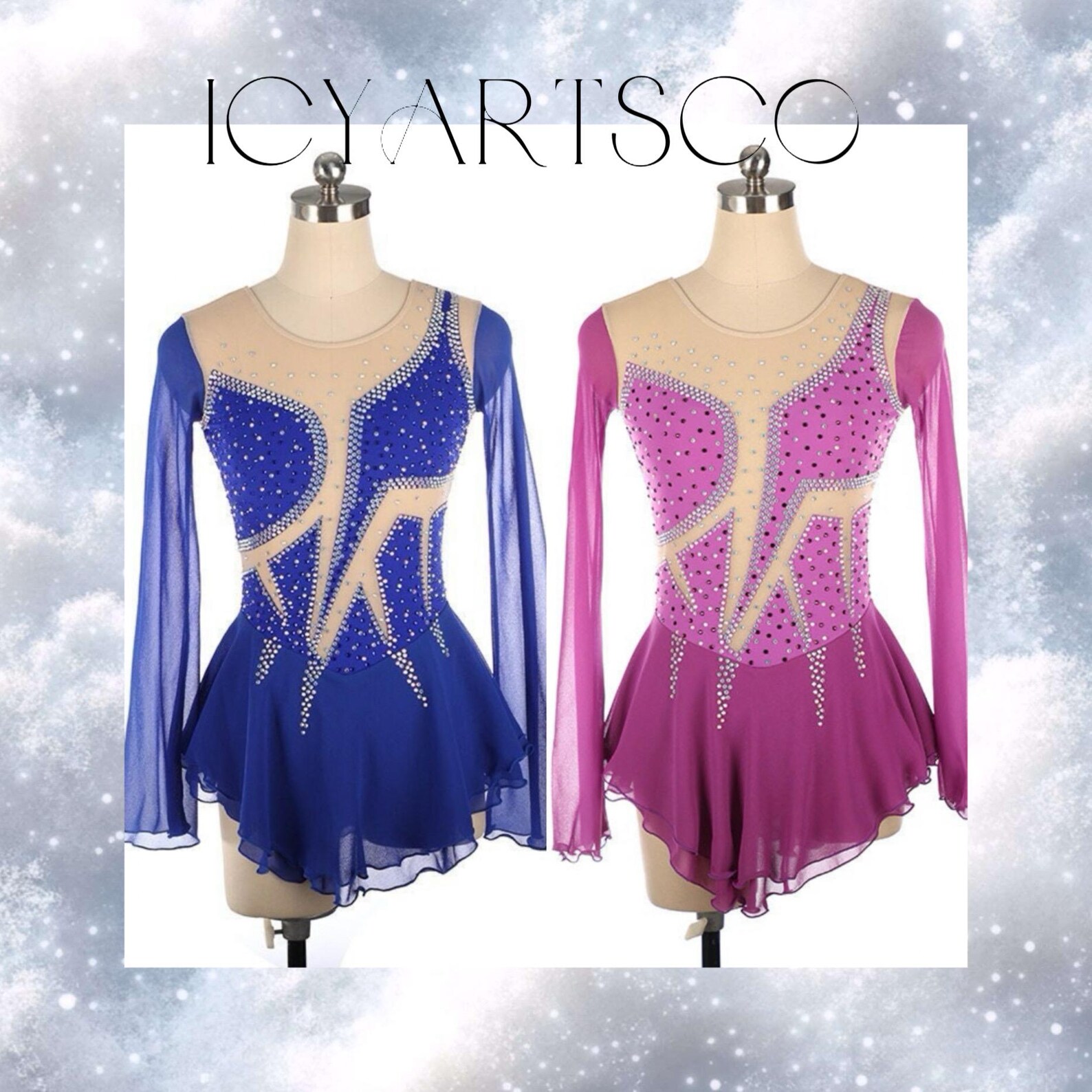 Ice Skating Dress “splits” - Etsy