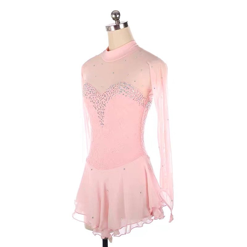 Light Pink Figure Skating Dresses