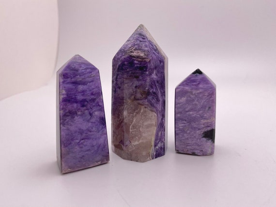 RARE Charoite Towers YOU PICK - Etsy