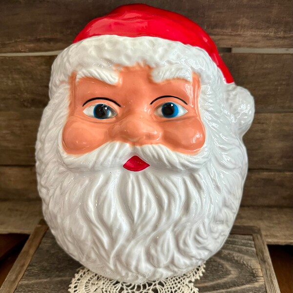 Plastic Santa Face - Etsy