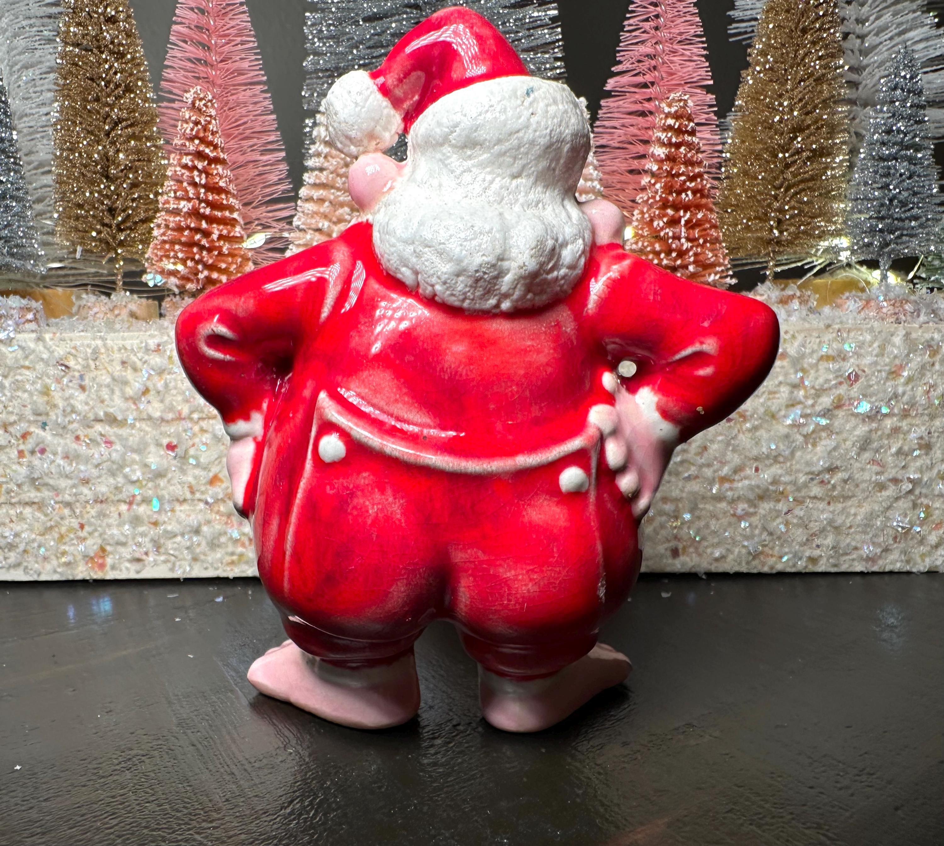 Vintage Santa Figure, Vintage Christmas Collectibles, Angry Santa - Etsy