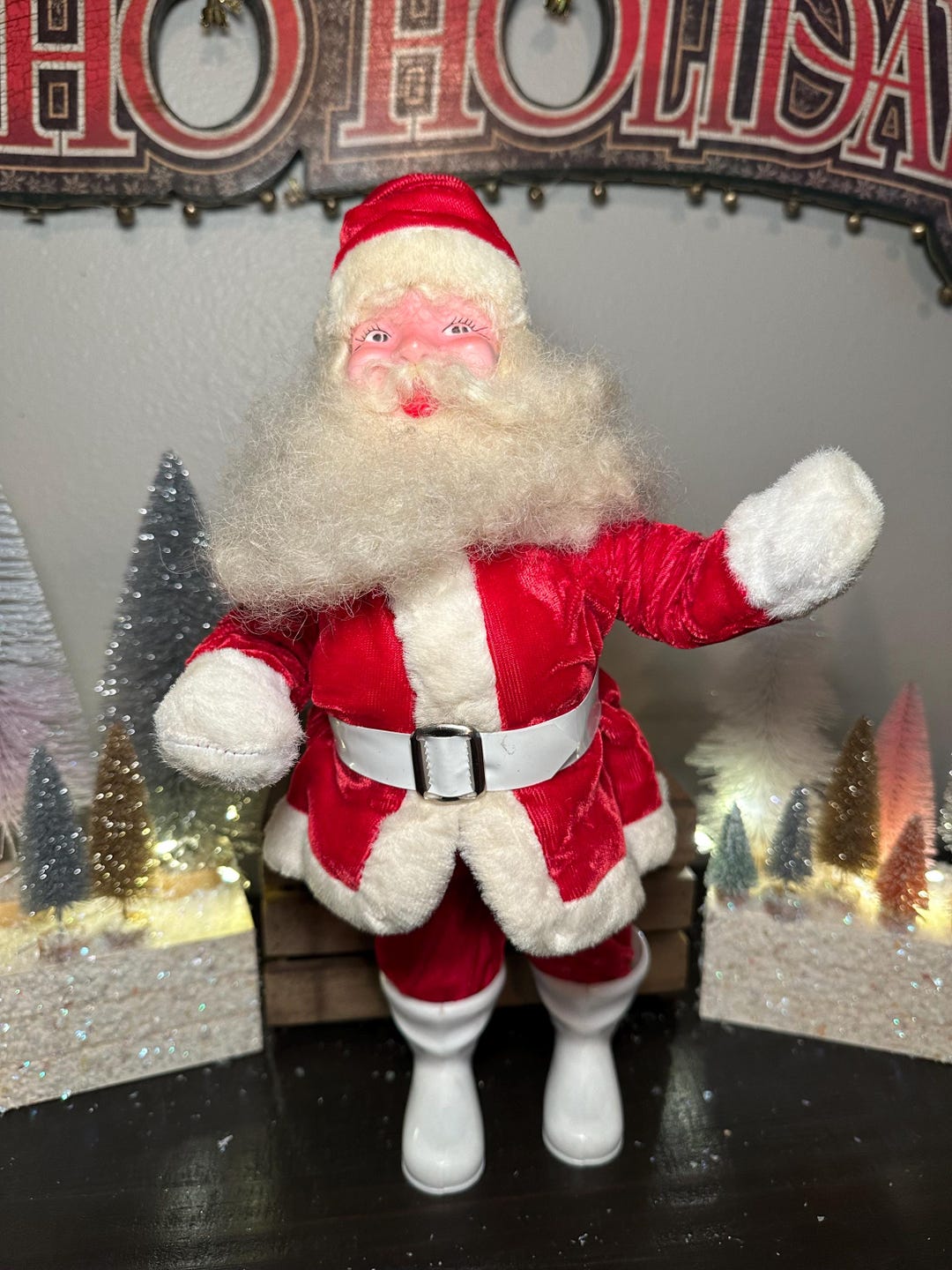 Vintage 1950's Harold Gale Santa, Vintage Santa Doll, Vintage Christmas ...