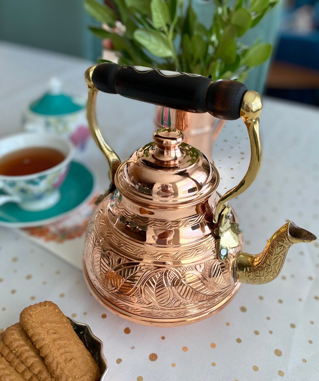 Handmade Copper Teapot , Vintage Style Teapot,authentic Copper Teapot ...