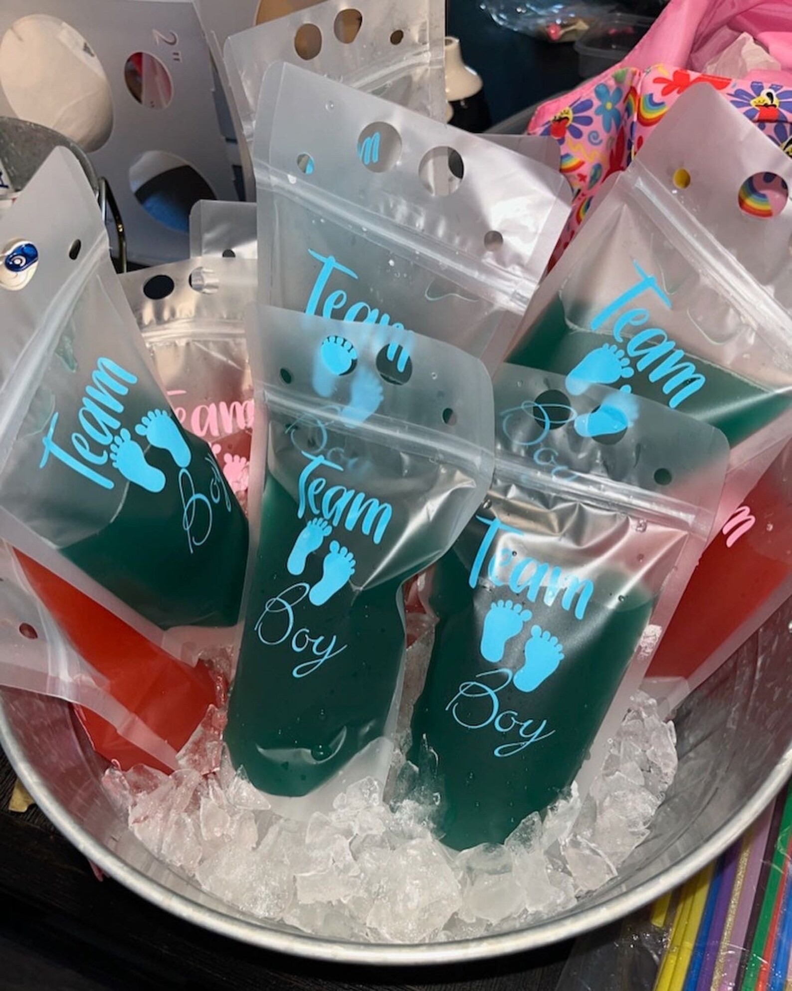 Personalized Drink Pouches| Custom Booze Bag| Birthday| Name Drink ...