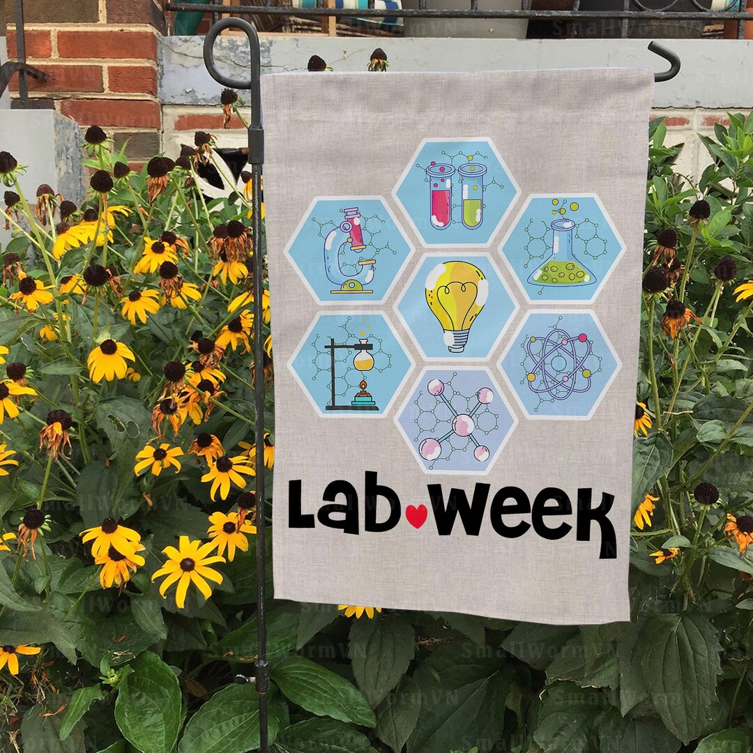 Lab Week 2025 Flag, Pathology Cytology Histology, Medical Lab Tech ...
