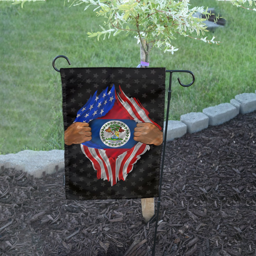 The American Belizean Flag, Belizean Blood Inside Me, Belizean American ...