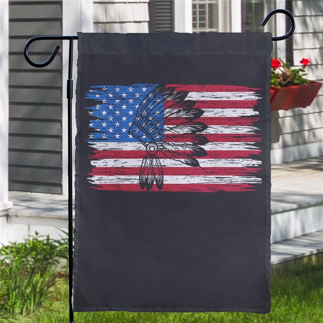 Native American Usa Flag, Indigenous People 4th of July Flag, Original ...