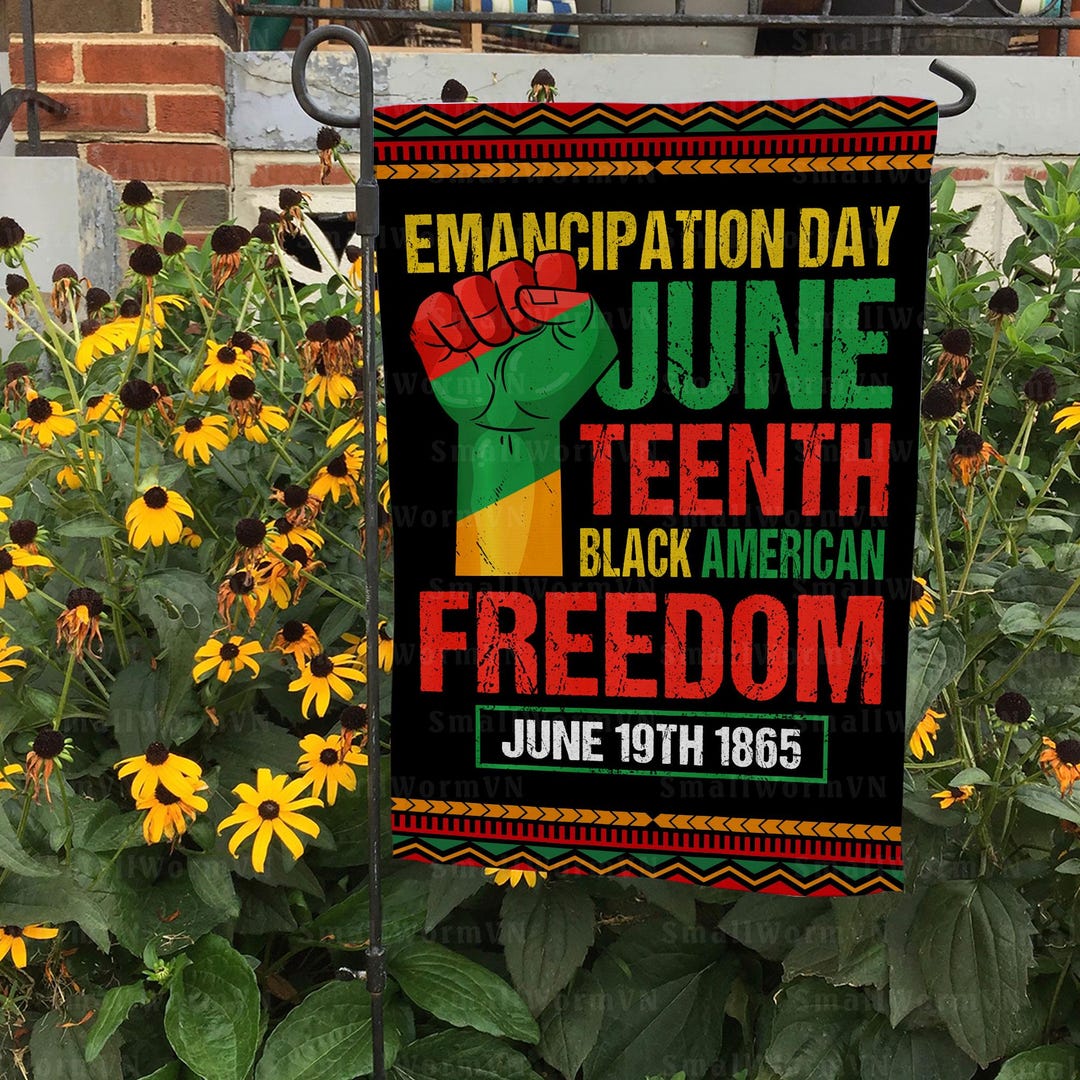 Juneteenth 1865 BLM Emancipation Day Flag, African Black History Flag ...