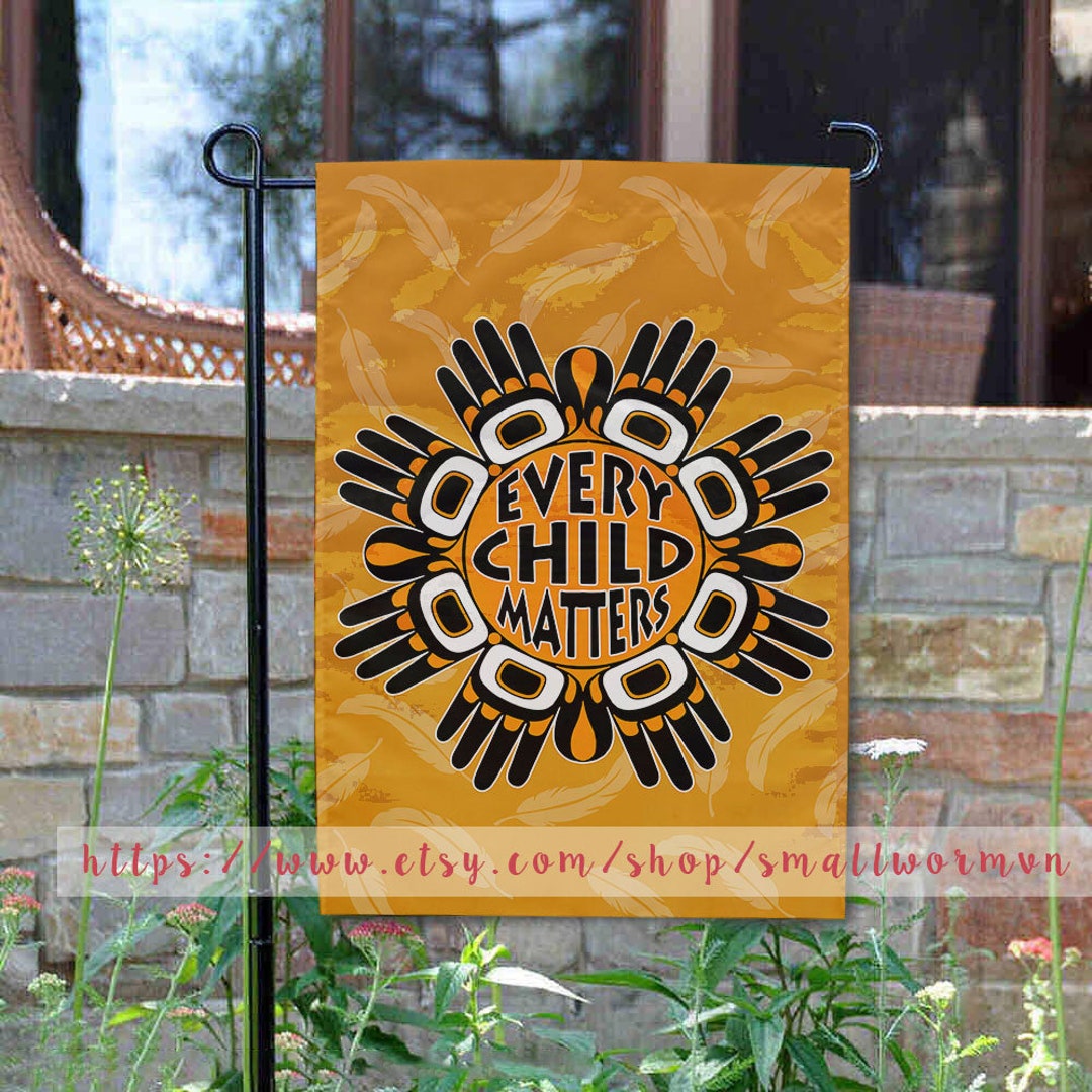 Every Child Matter Flag, Flag With Print, Yard Signs Black, Bleeding ...