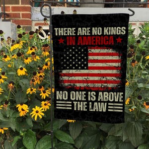 There Are No Kings in America No One is Above the Law Flag, Ftd Yard ...