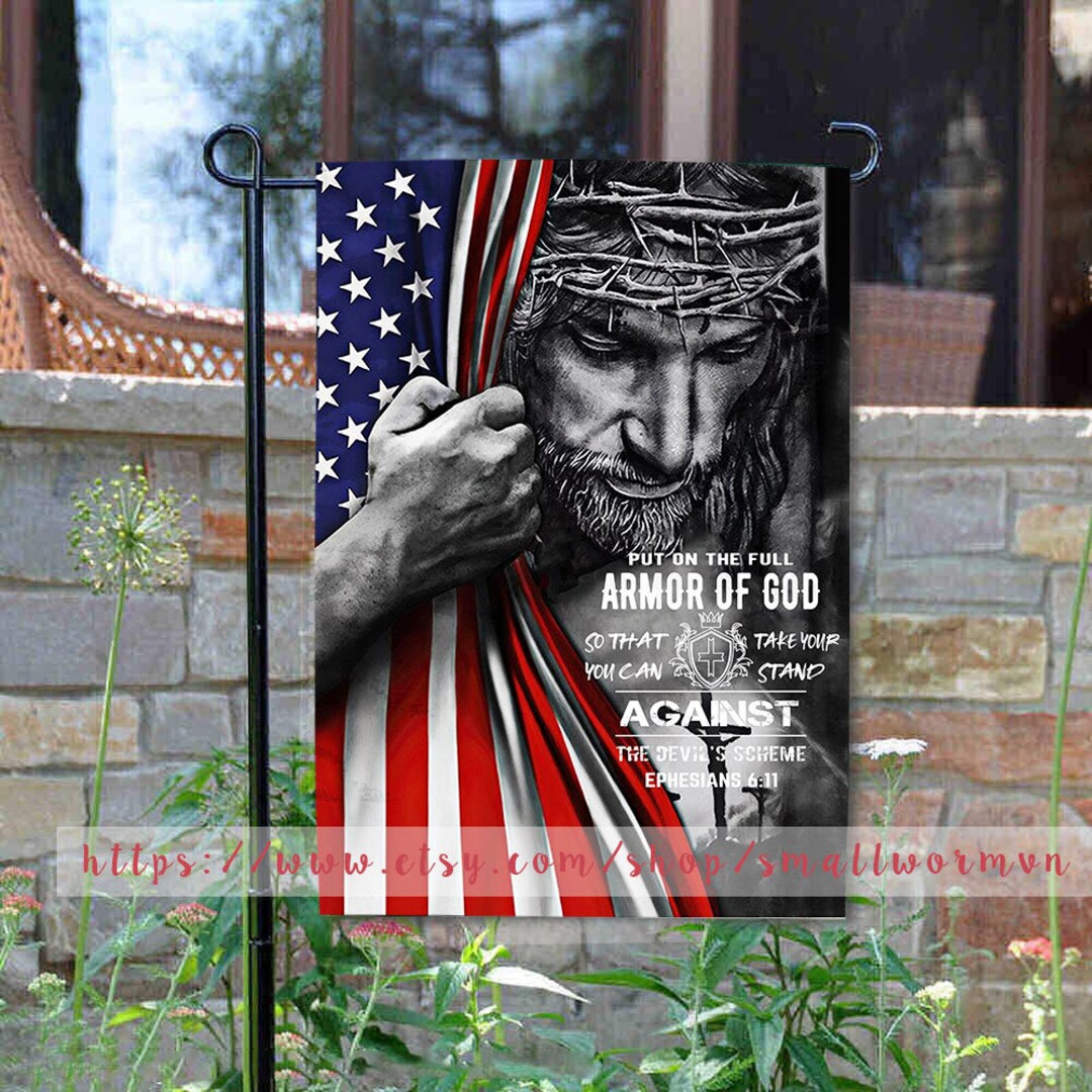 Armor of GOD Flag, Christian Bible Verse Home Decor, God Lover ...