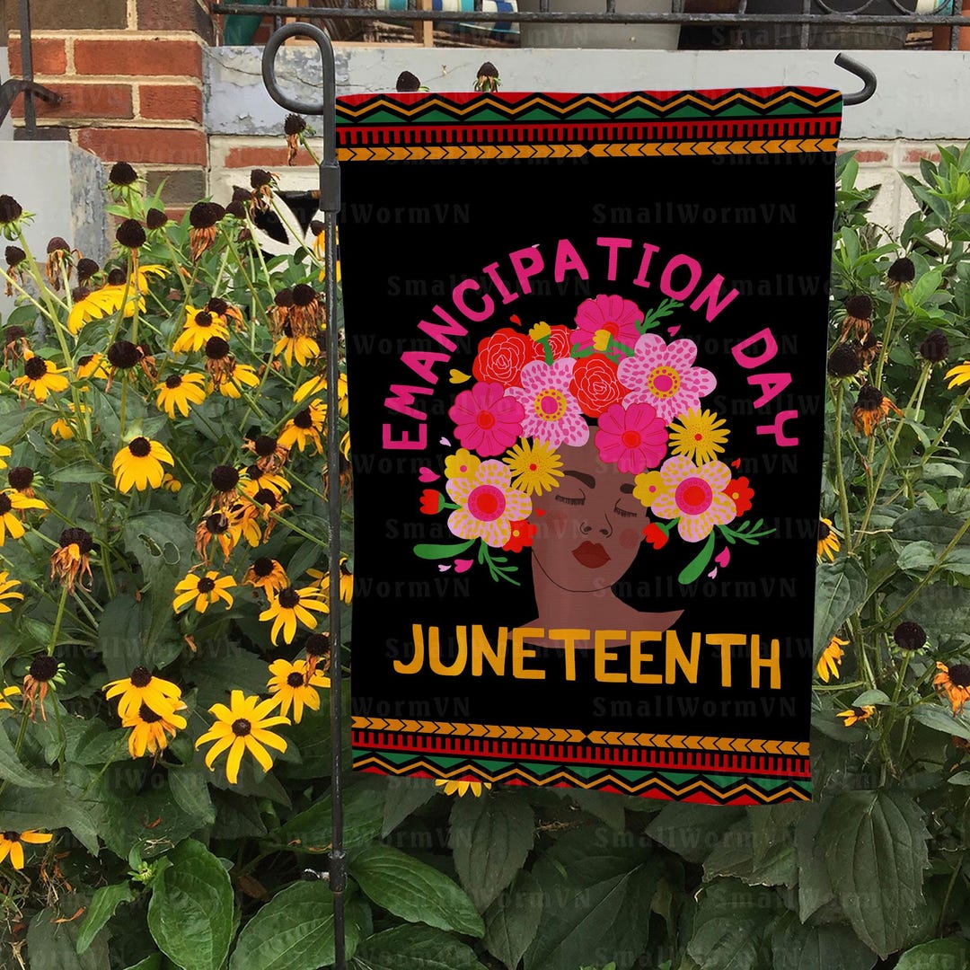 Juneteenth Emancipation Day Flag, Black Independence Day Flag, Freedom ...
