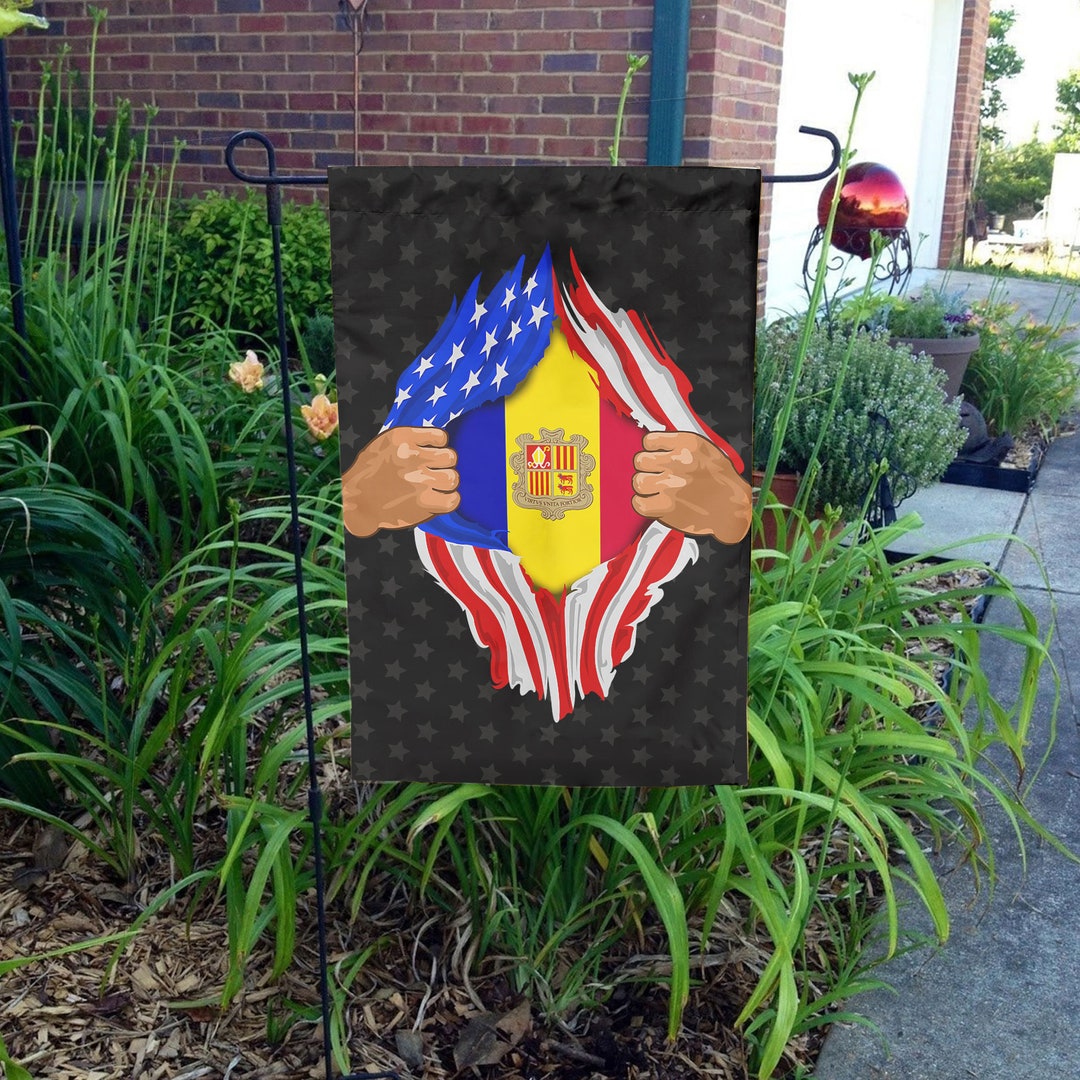 The American Andorran Flag, Andorran Blood Inside Me, Andorran American ...