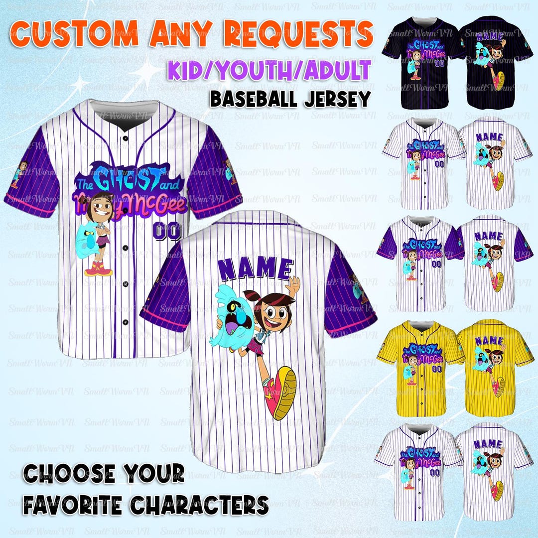 Disney Ghost and Molly Mcgee Jersey, Ghost and Molly Movie Jersey ...
