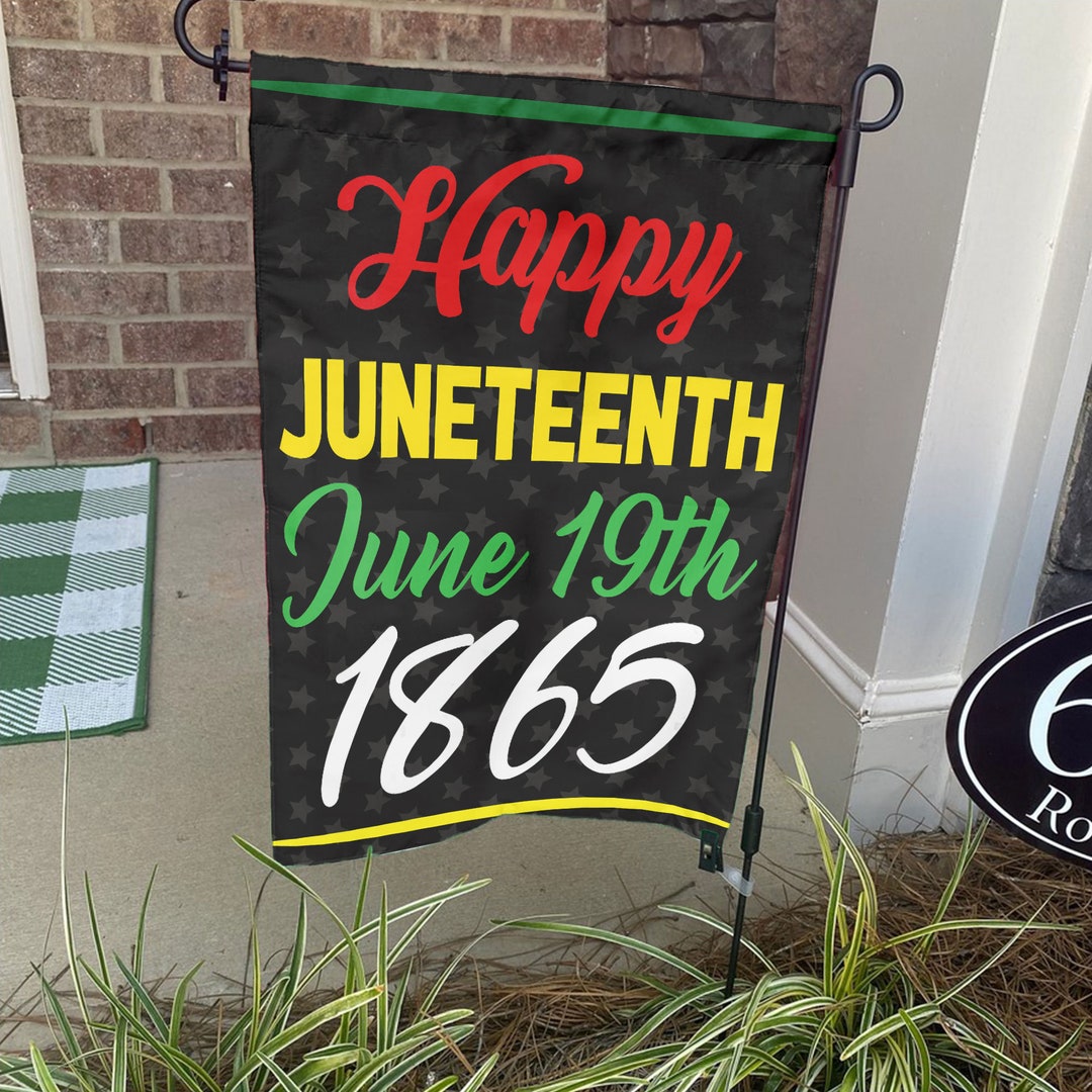 Happy Juneteenth June 19th 1865 Flag, Black Pride Gifts, Freedom ...