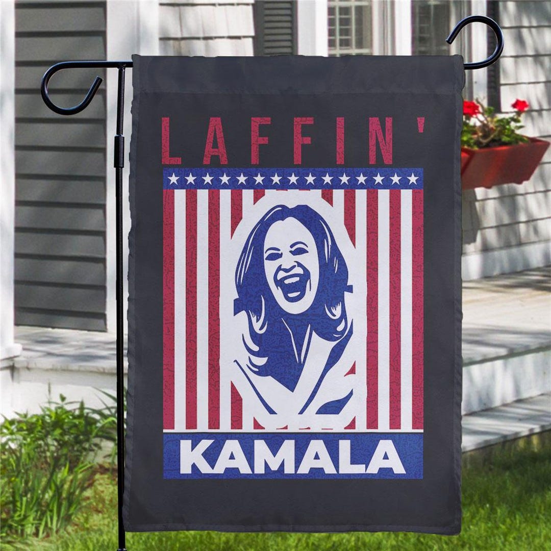 Laffin Kamala Harris 2024 Flag, Harris 47 Flag, Kamala Harris for ...