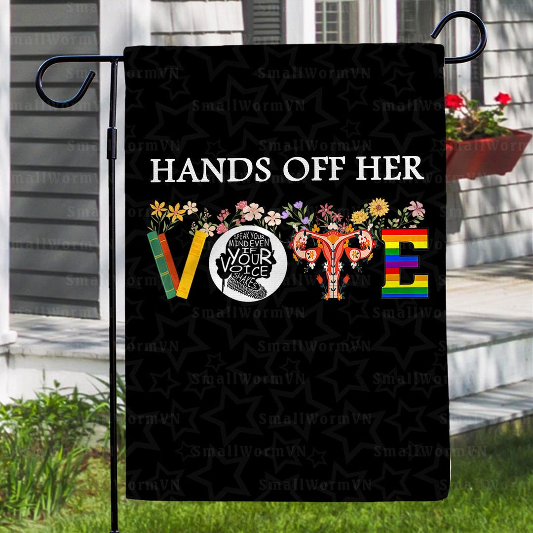 Hands off Her Vote Flag, Equality for Women Flag, Votes for Women Flag ...