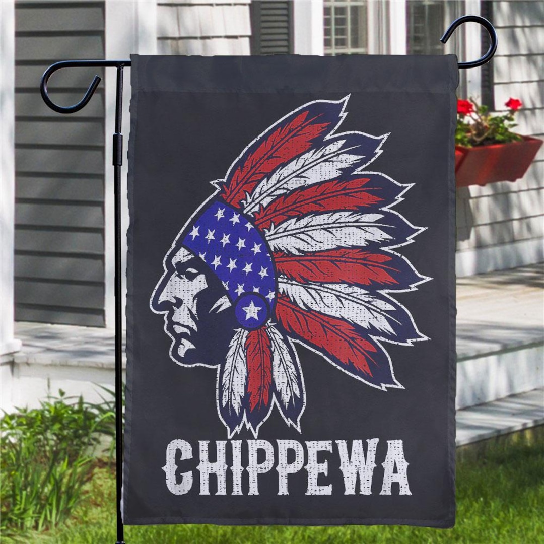 Chippewa Native American Flag, Pride Headdress Flag, Native American ...