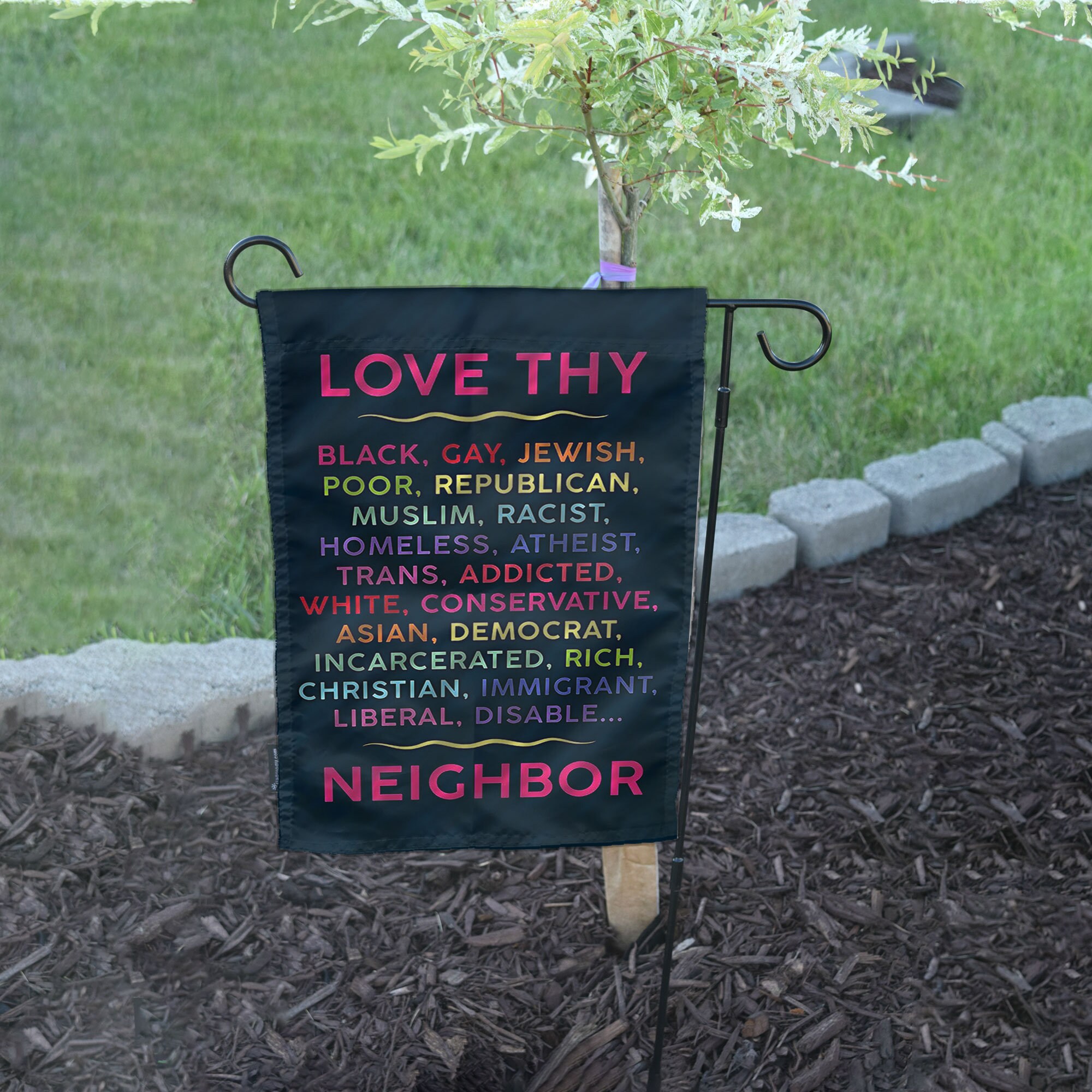 Love Thy Neighbor Flag, Be Kind to Others Flag, Science is Real, Love ...