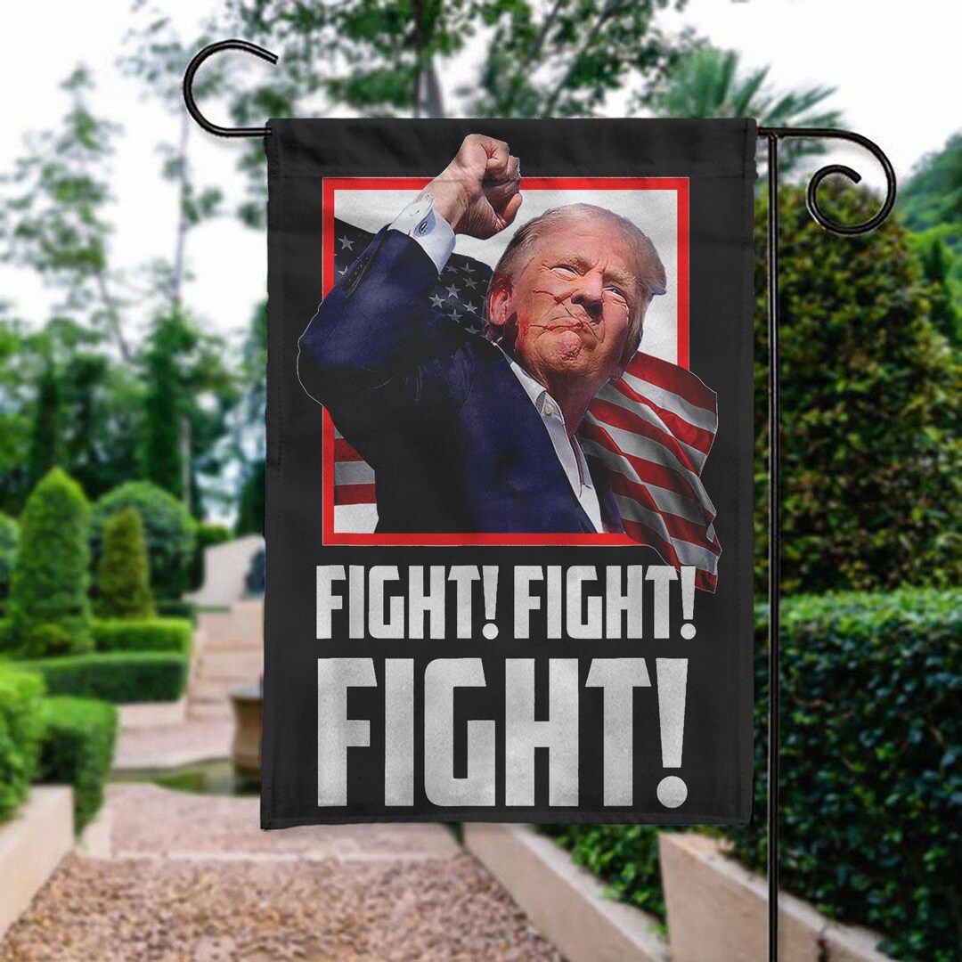 Donald Trump Fight Fighting Fighters Supporters Americans Flag, Trump ...