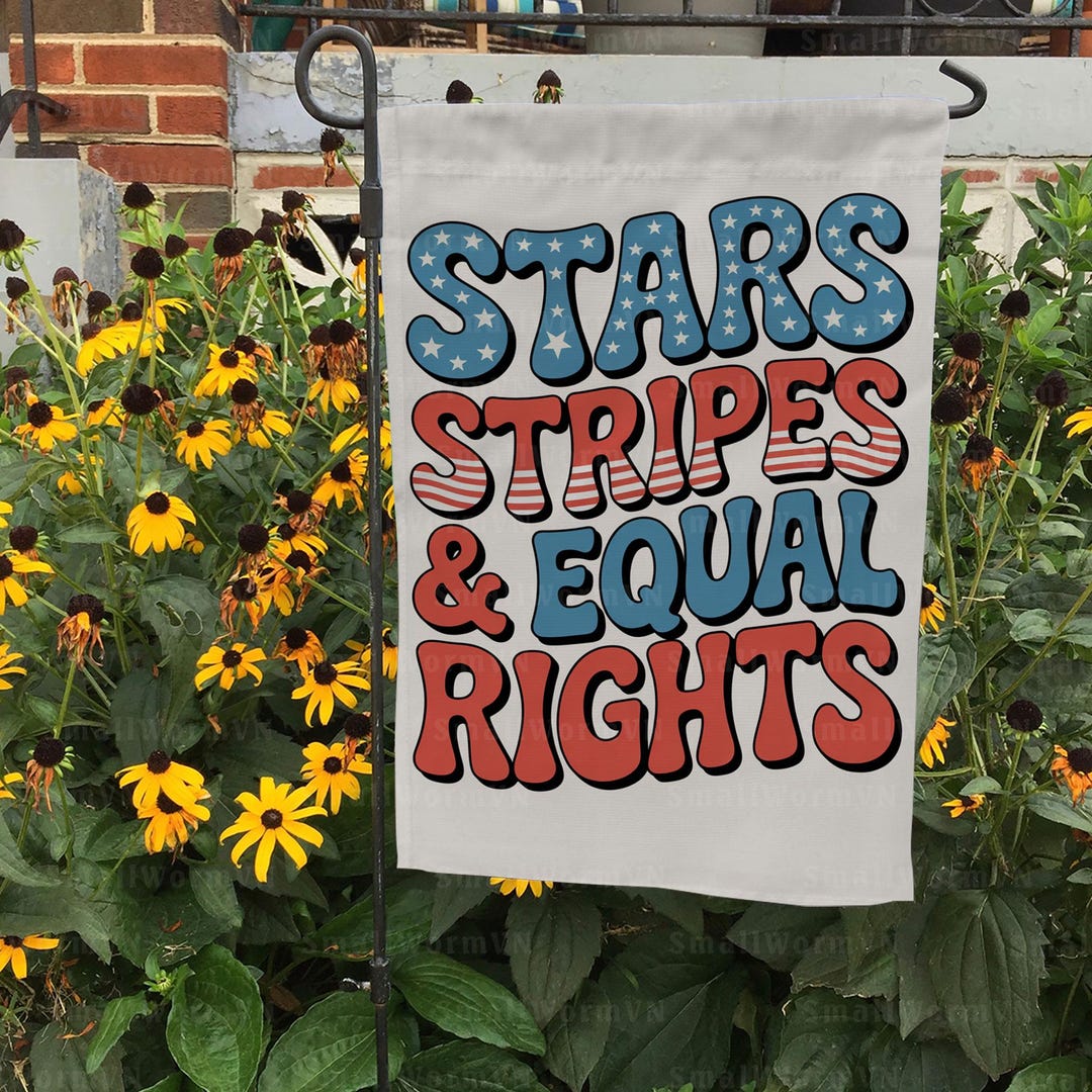 Stars Stripes and Equal Rights Flag, Red White Blue Flag, Human Rights ...