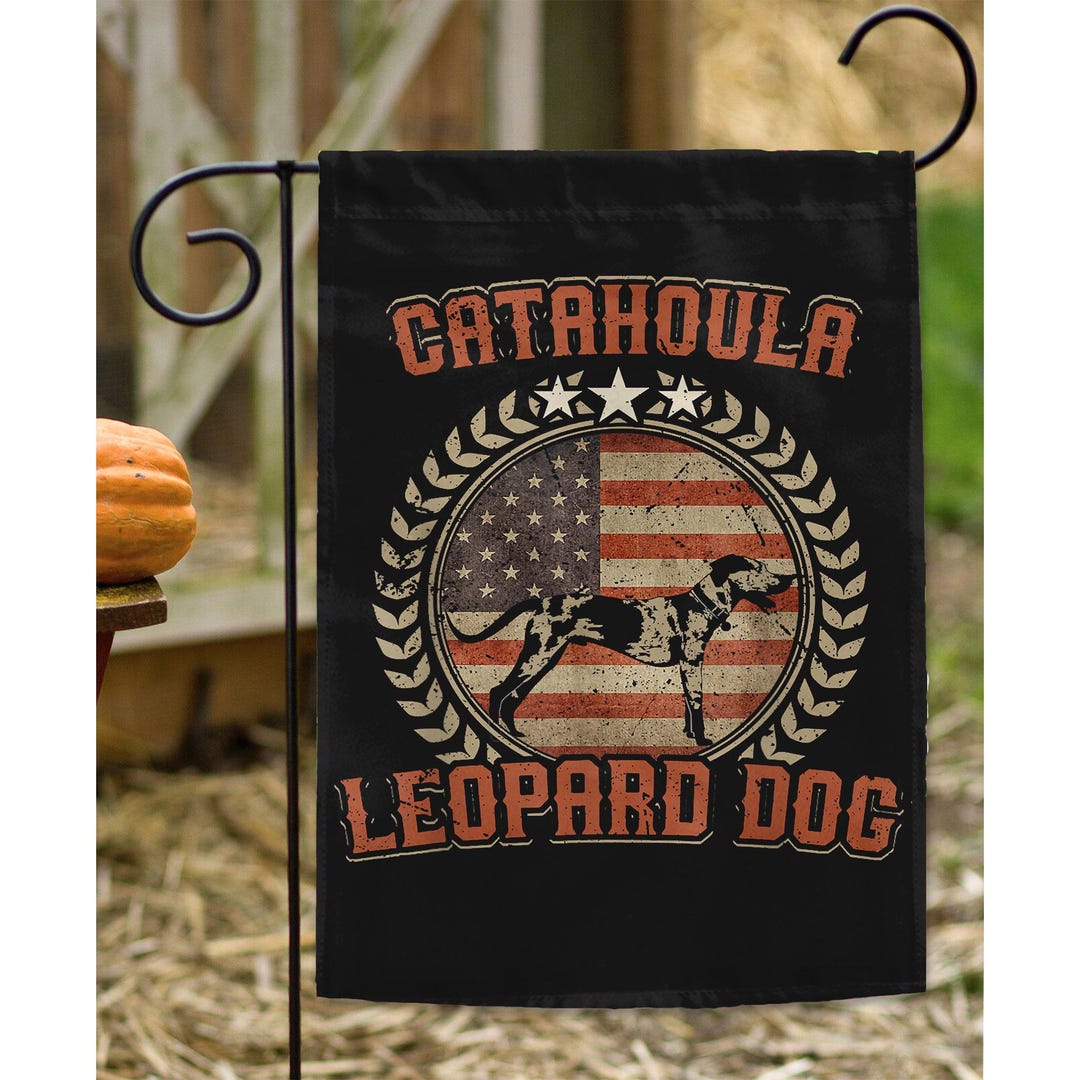 Catahoula Leopard Dog Flag, American Flag, Dog Lover Gift, Memorial Day ...