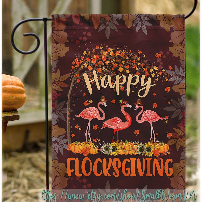 Thanksgiving Flamingo - Etsy