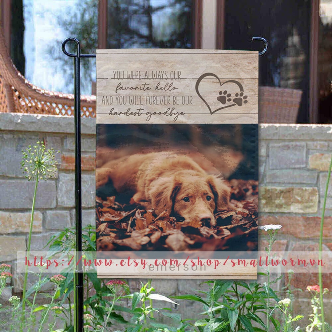 Pet Cemetery Flag, Pet Memorial Flag, Pet Loss Flag, Sympathy Flag ...