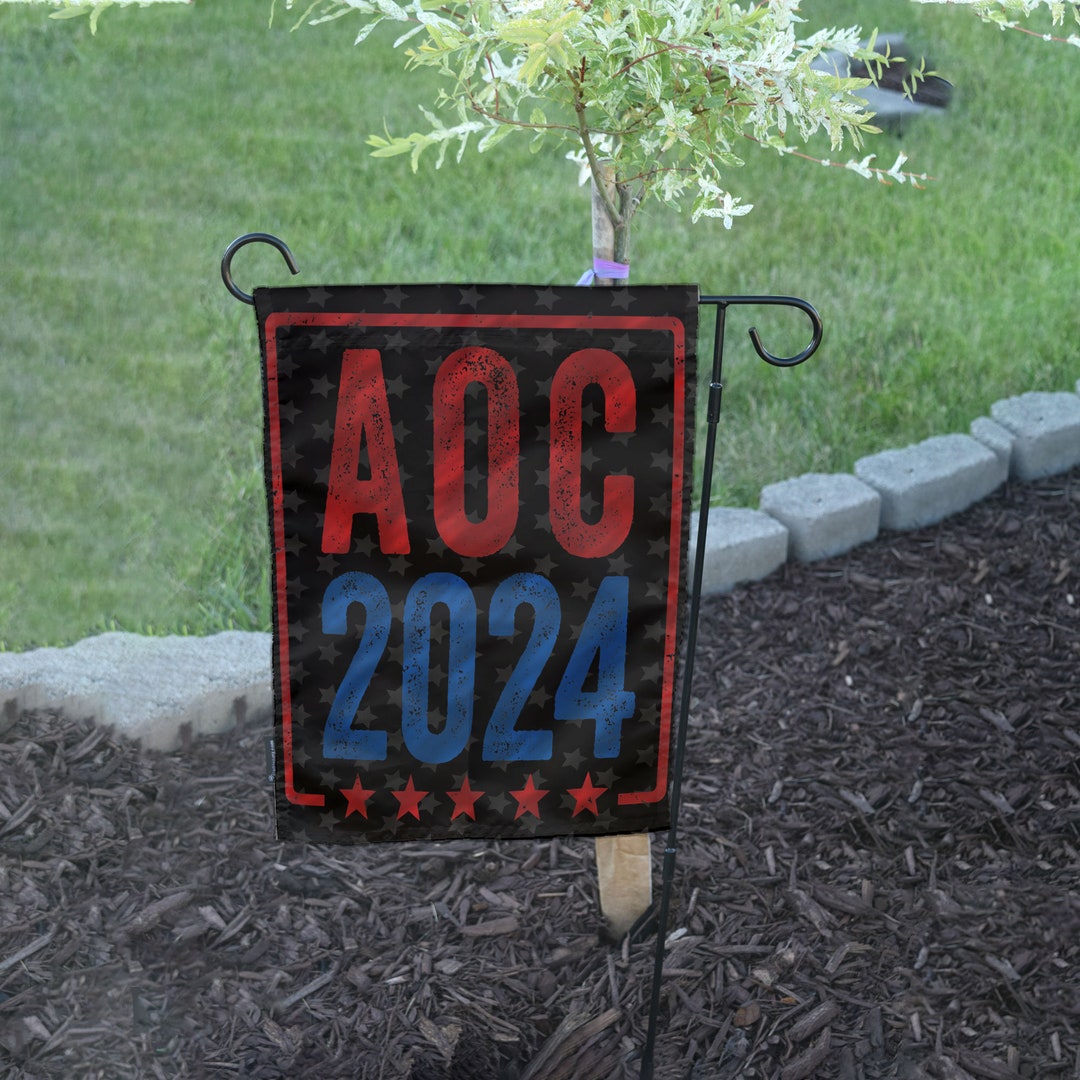 Alexandria Ocasio Cortez for President Flag, AOC 2024 Election Garden ...