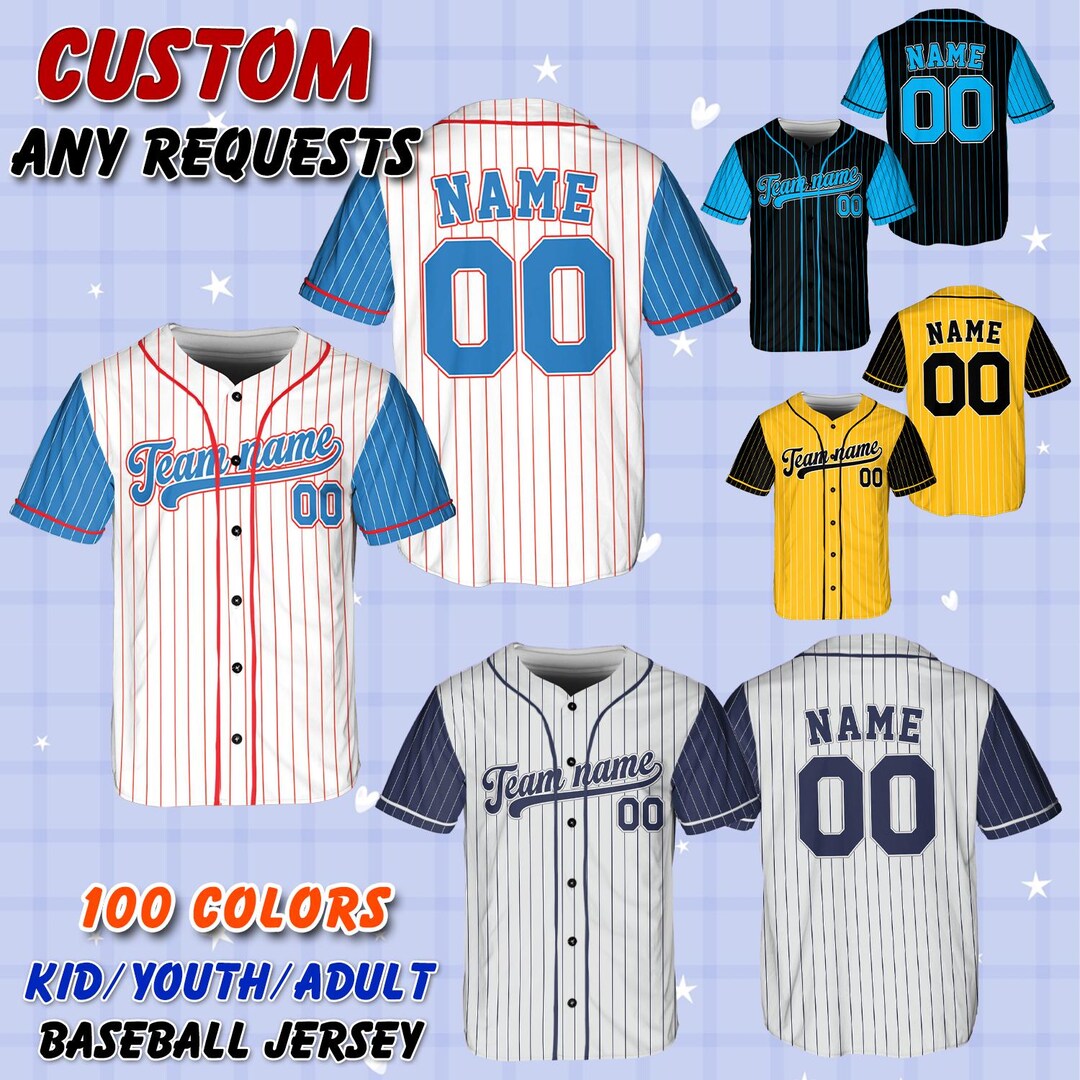 Custom Softball Uniform, Personalized Sports Team Jersey, Personalized ...