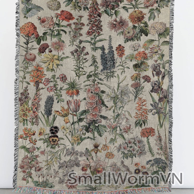 Floral Tapestry - Etsy