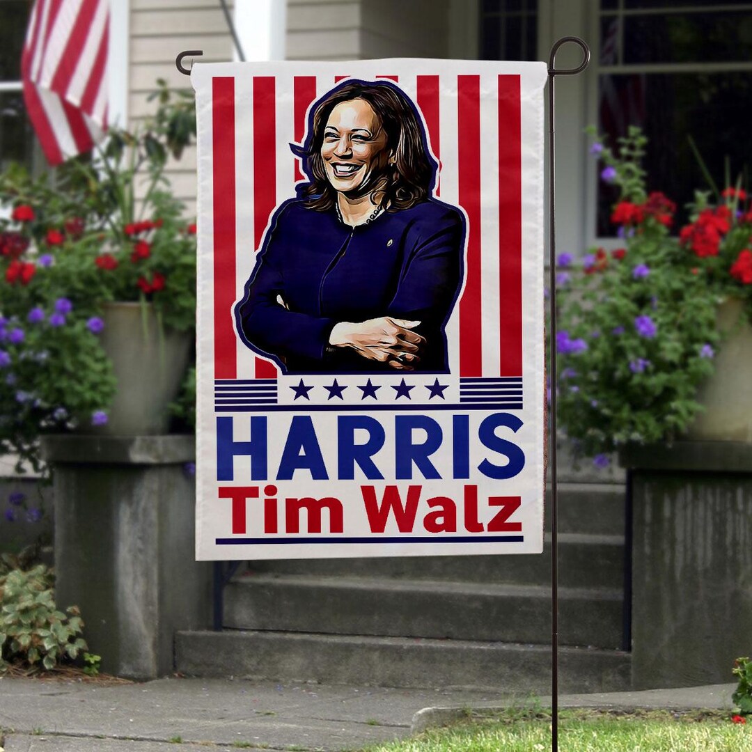 Election Kamala Harris Tim Waltz Flag, Harris Walz Flag, 2024 Election ...