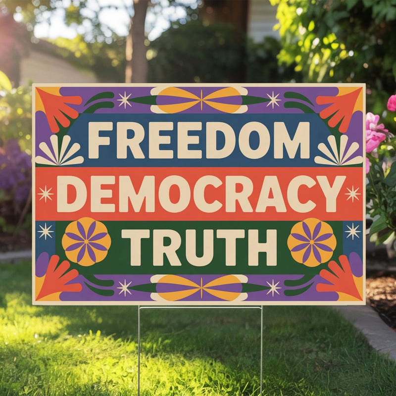 Yard Sign Constitutional - Etsy
