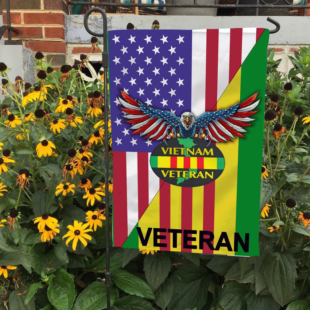 Vietnam War Veteran Usa Flag, Patriotic Flag, Armed Forces Flag, Usa ...