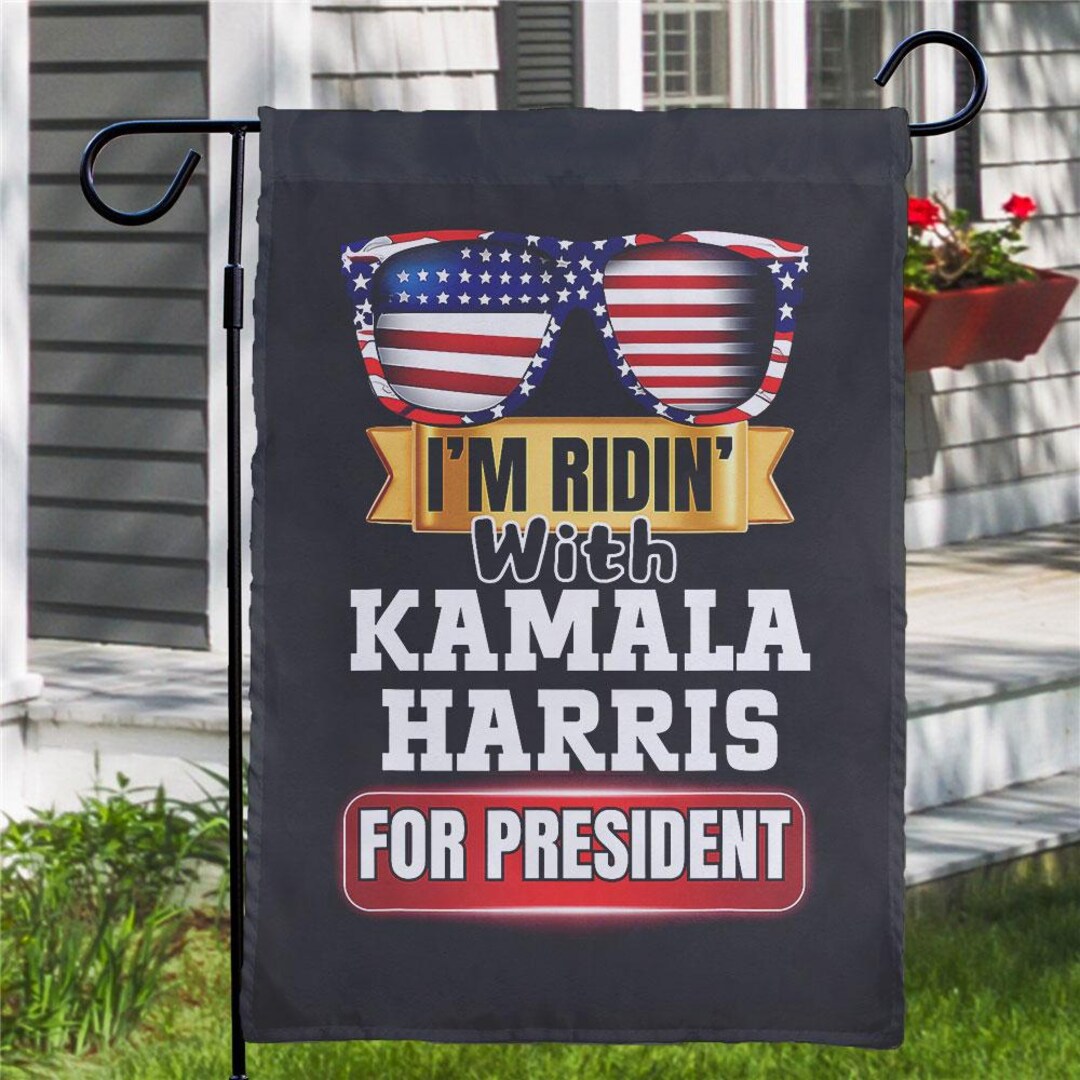 I'm Ridin' With Kamala Harris for President Flag, Kamala Harris for ...