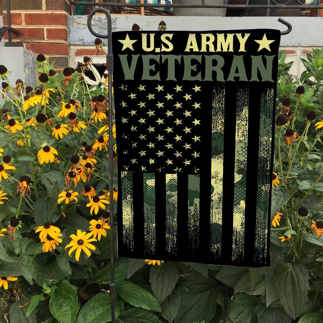 Us Army Veteran Flag, Patriotic Military Camouflage American Flag ...