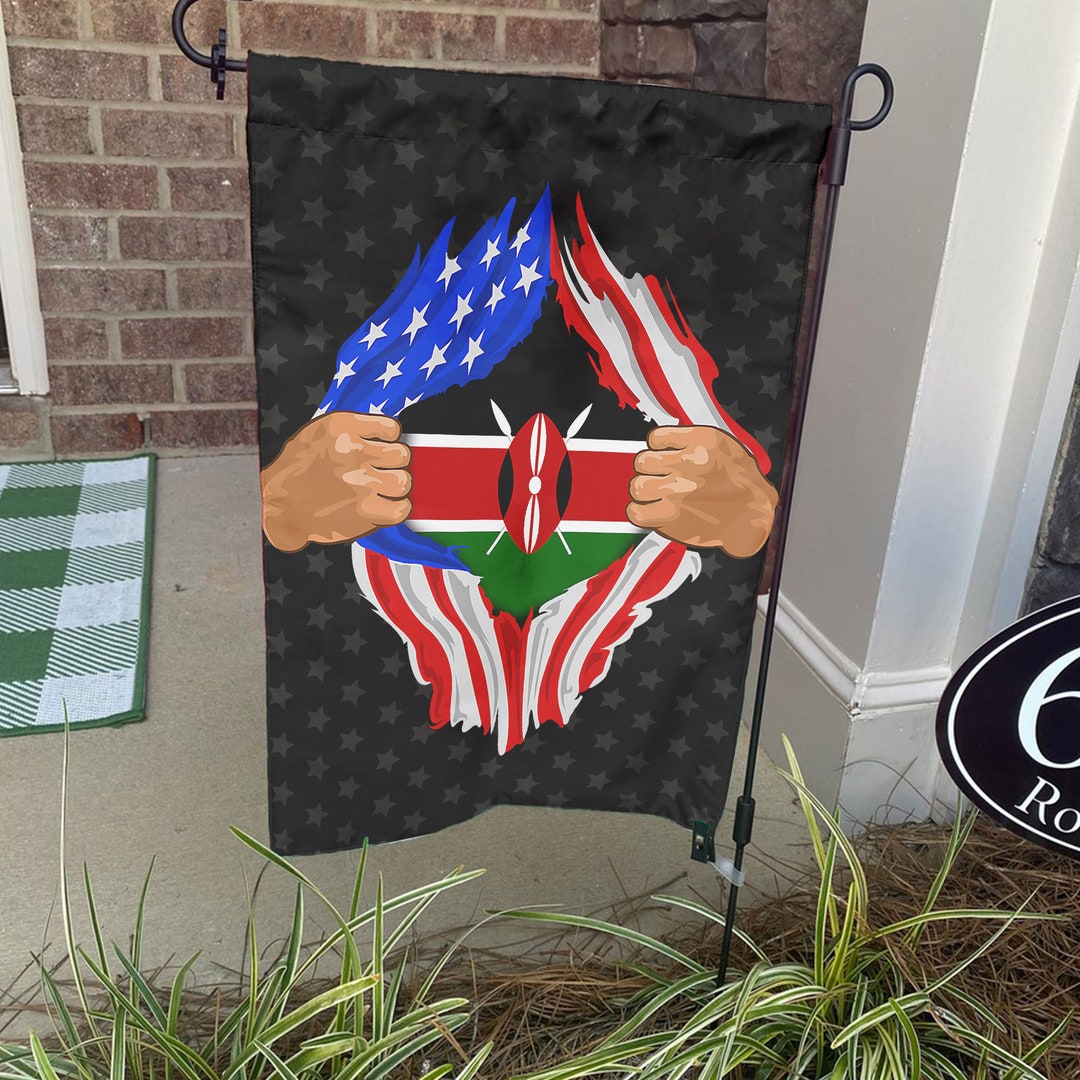 The American Kenyan Flag, Kenyan Blood Inside Me, Kenyan American ...