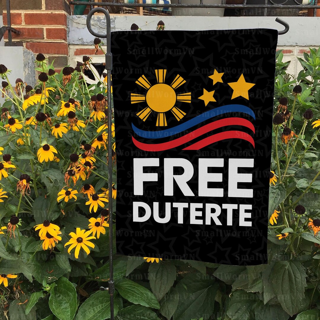 I Stand for Duterte Free Duterte Flag, Free Duterte Filipino Flag ...